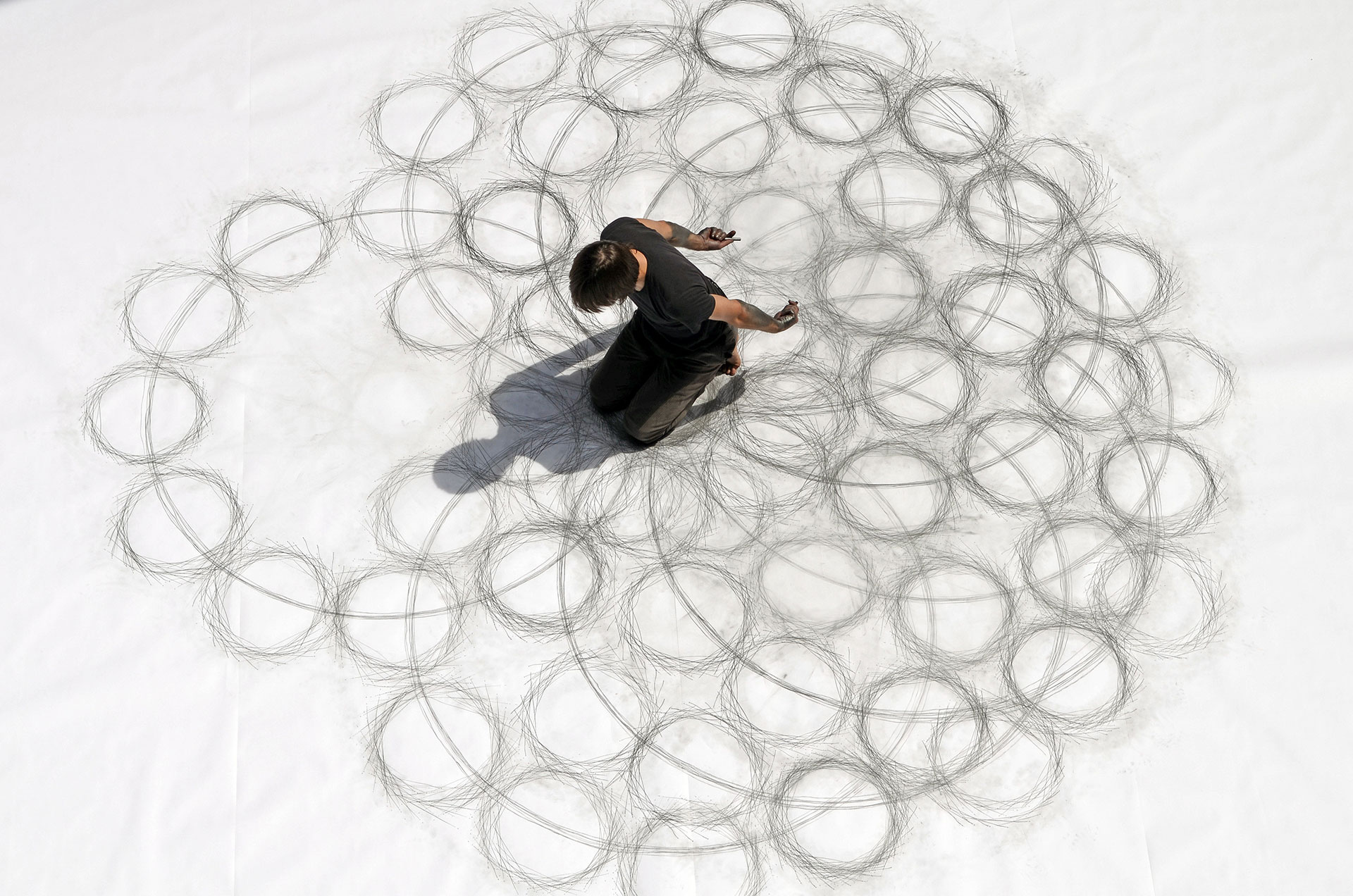 Penwald 8 12 By 12 On Knees By Tony Orrico